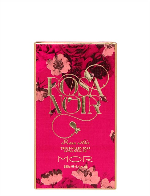 Mor Rosa Noir Triple Milled Soap 180g | David Jones