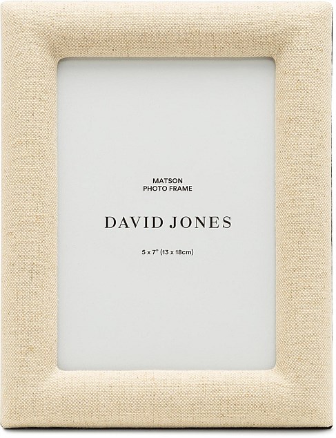 David Jones Matson 5 X 7 Linen Photo Frame | David Jones