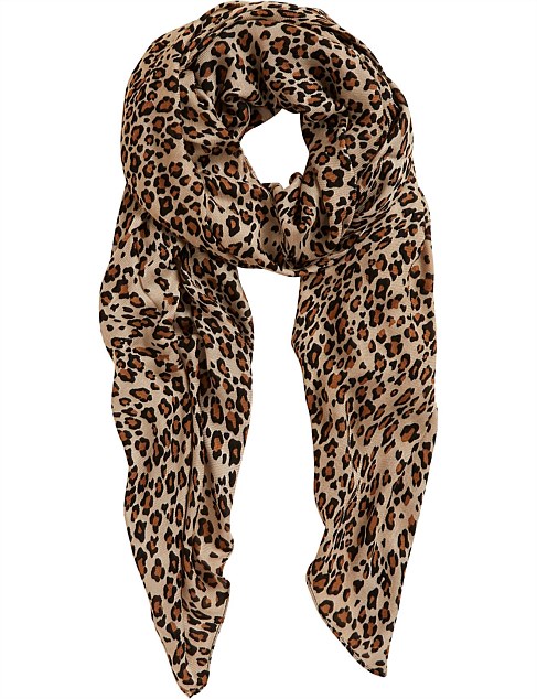 French Connection Lightweight Animal Scarf | David Jones
