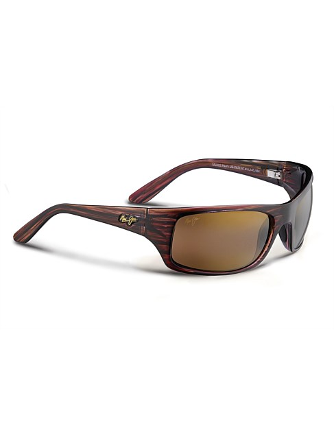 Maui Jim Peahi Polarised Wrap Sunglasses | David Jones
