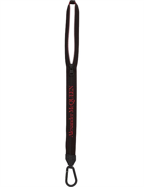 Alexander Mcqueen Charm Zip Logo Keyri | David Jones