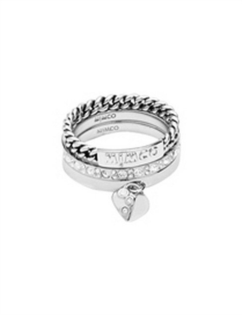 Mimco Mim-charm Ring Stack | David Jones