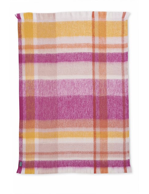 St Albans Mohair Throw Iris | David Jones