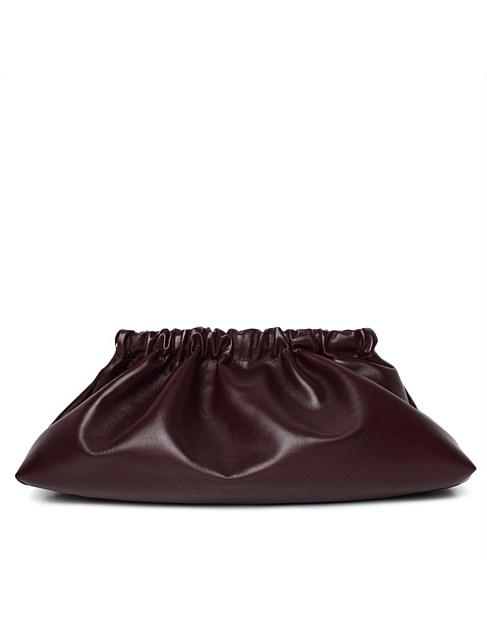 A-esque Cloud Bag Smooth Burgundy | David Jones