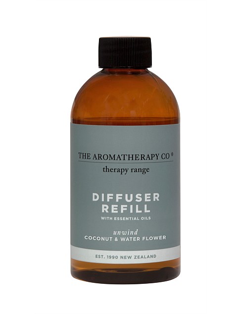 The Aromatherapy Co. Therapy Diffuser Refill Unwind 250ml Coconut ...