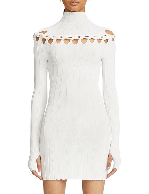 Dion Lee Braid Skivvy Mini Dress | David Jones