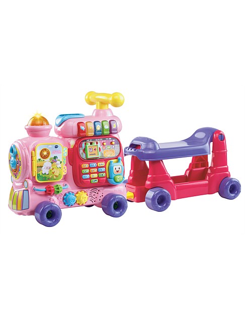 Vtech Push & Ride Alphabet Train Pink | David Jones
