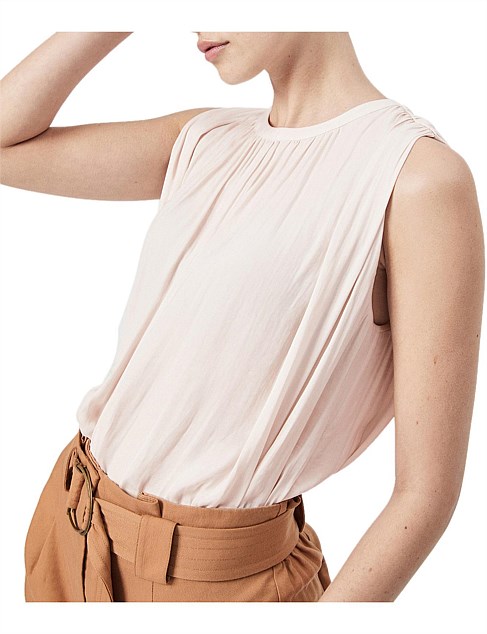 Witchery Gathered Neck Blouse | David Jones