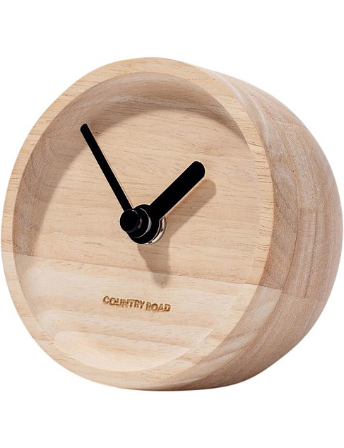 Country Road Axel Ash Timber Clock | David Jones
