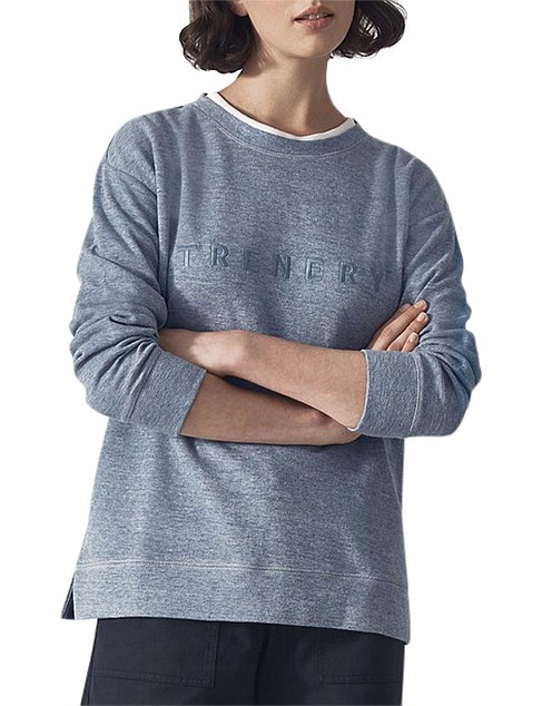 Trenery Trenery Logo Sweat Top | David Jones