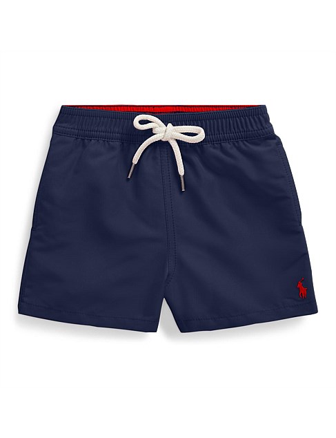Polo Ralph Lauren Traveler Swimwear Boxer Solid Poly Plainweave (9-24 ...