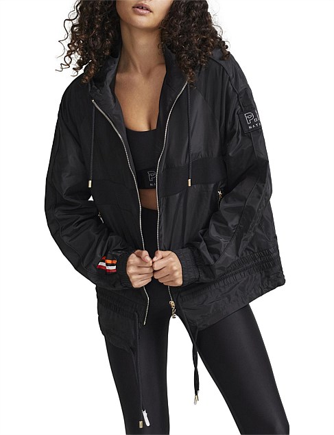 P.e Nation Endurance Man Down Black Recycled Polyester Jacket | David Jones