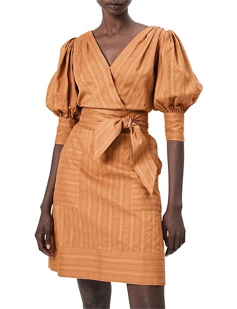 Women's Mini Dresses | David Jones - Texture Cotton Mini Dress