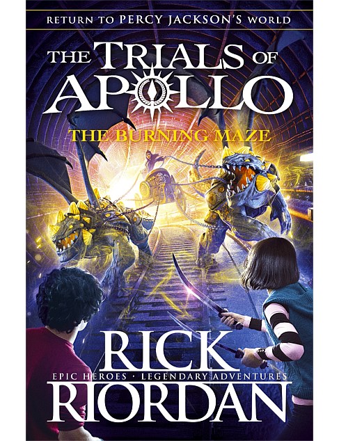 Penguin the Burning Maze (the Trials Of Apollo Book 3) By Rick Riordan | David Jones