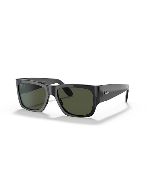 Ray-ban Wayfarer Nomad Black Square Acetate Sunglasses | David Jones