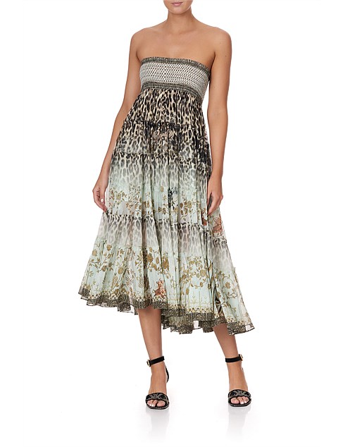 Camilla Sheer Tiered Maxi Skirt | David Jones