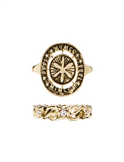Mimco Optimist Ring Stack | David Jones
