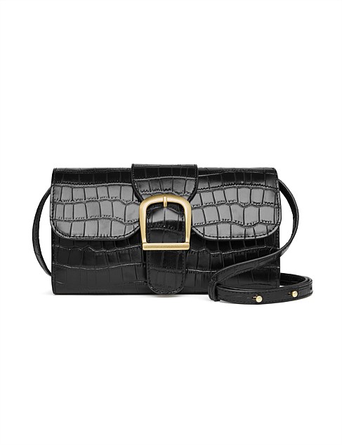 Rylan Small Buckle Shoulder Bag | David Jones