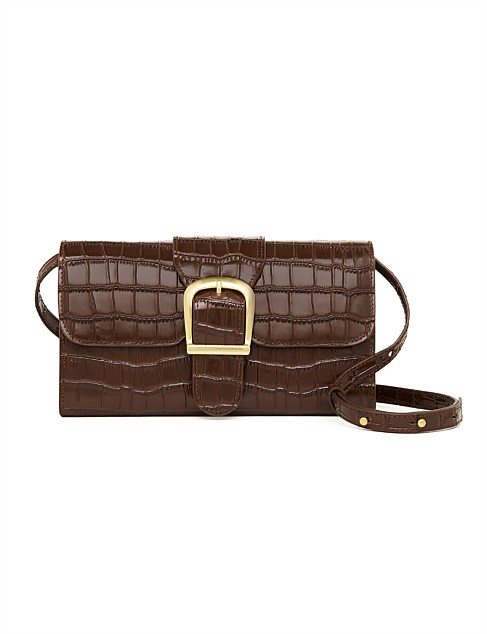 Rylan Small Buckle Shoulder Bag | David Jones