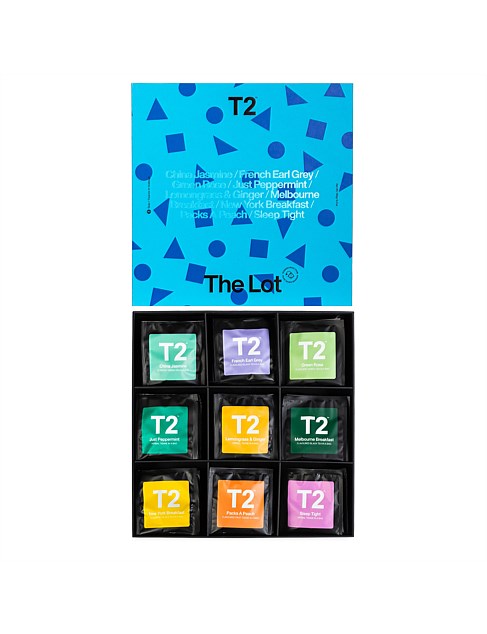 T2 the Lot Gift Pack -90x Tea Bags Sachets | David Jones