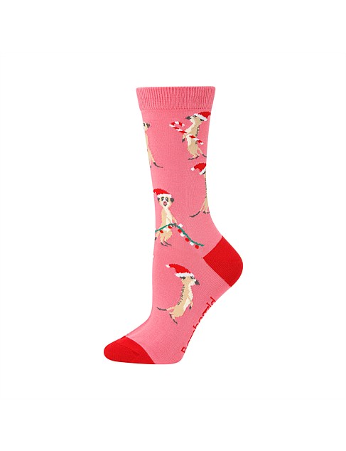 Bamboozld Xmas Meerkat Sock | David Jones