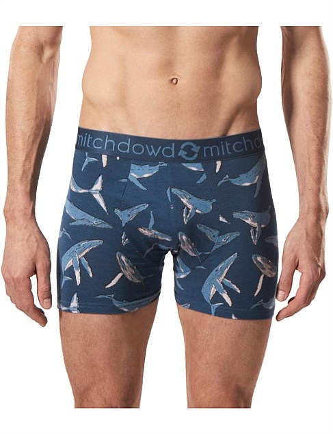 Mitch Dowd Humpback Whales Eco Printed Long Leg Trunk | David Jones