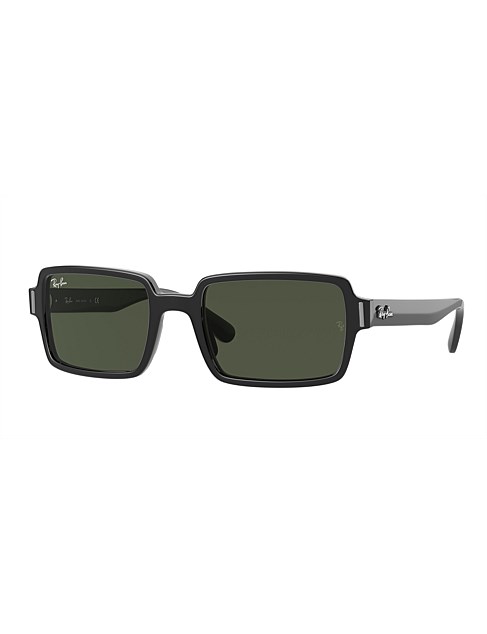 Ray-ban Benji Black Rectangle Acetate Sunglasses | David Jones