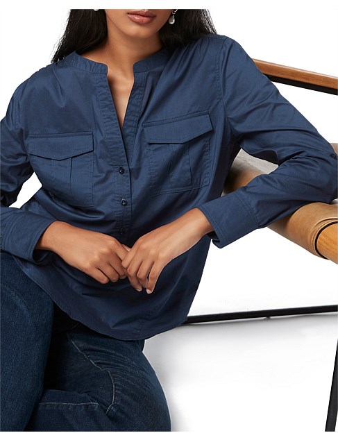 David Lawrence Auden Utility Blouse | David Jones