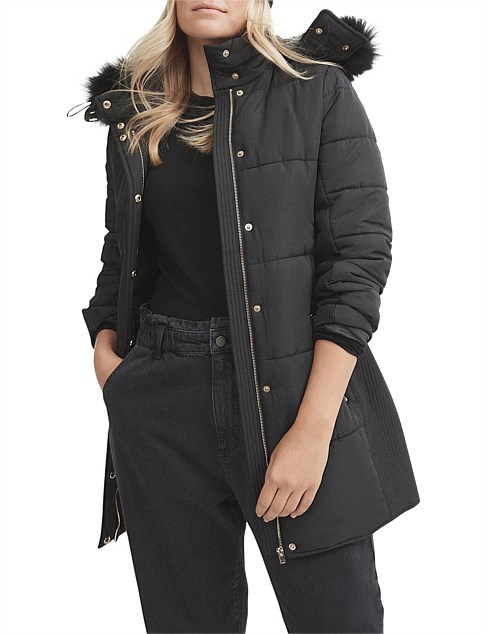 Witchery Longline Puffer | David Jones