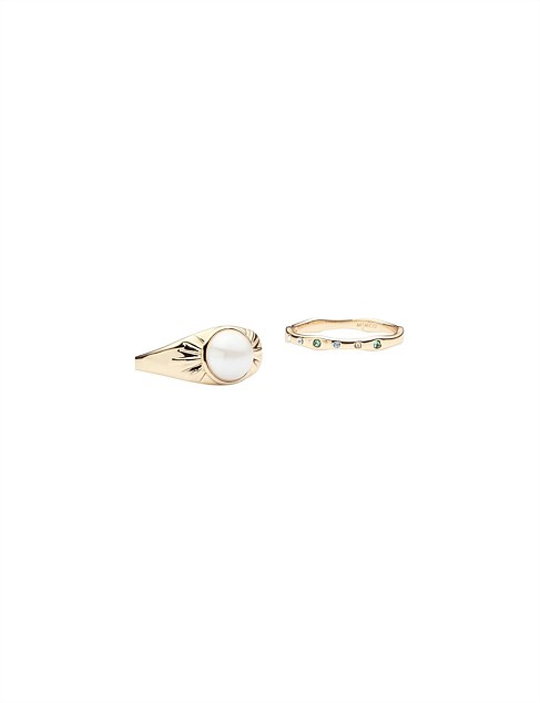 Mimco Spirit Ring Stack | David Jones