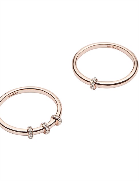 Mimco Miss Mim Ring Stack | David Jones