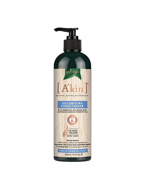 A'kin A'kin Volumising Conditioner 500ml | David Jones