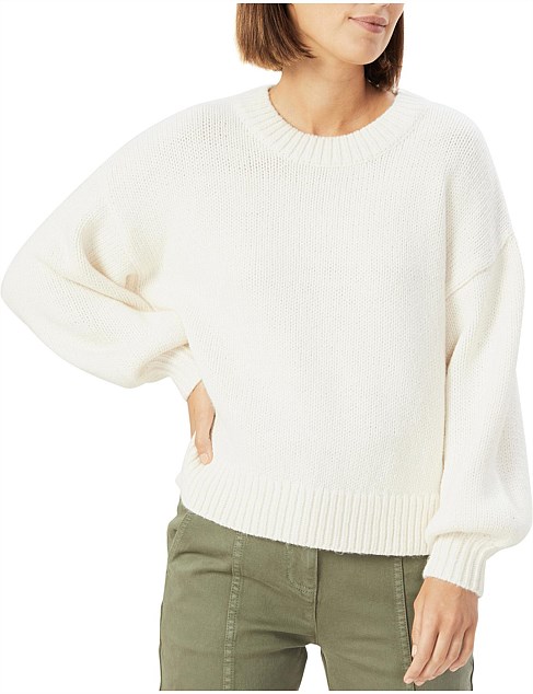 French Connection Slouchy Crew Neck Knit | David Jones