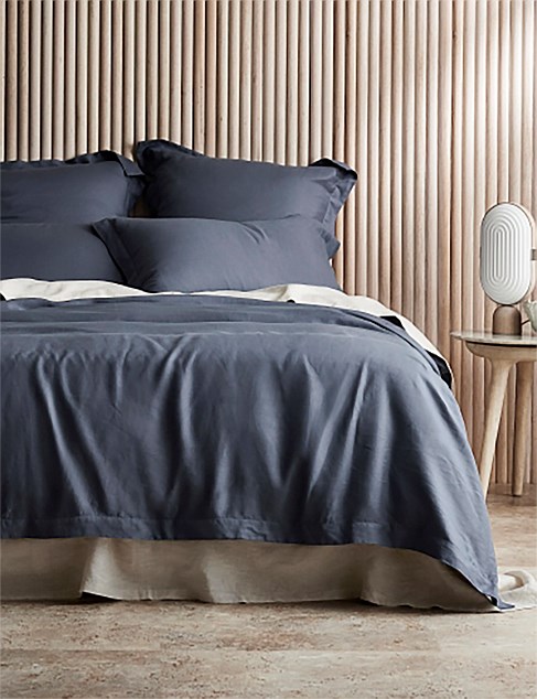 Sheridan Abbotson Super King Tailored Quilt Cover In Ink | David Jones