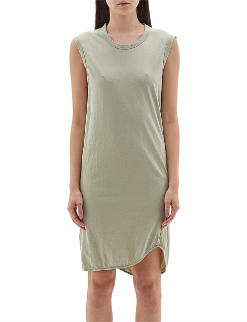 Bassike Fitted Muscle Tank Dress | David Jones