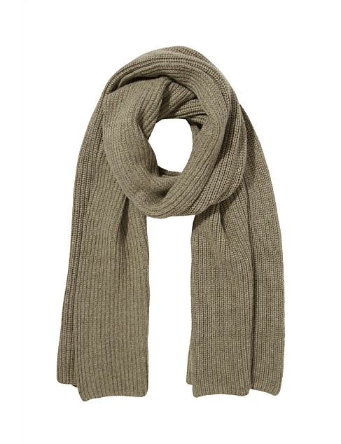 Seed Heritage May Wool Rib Scarf | David Jones