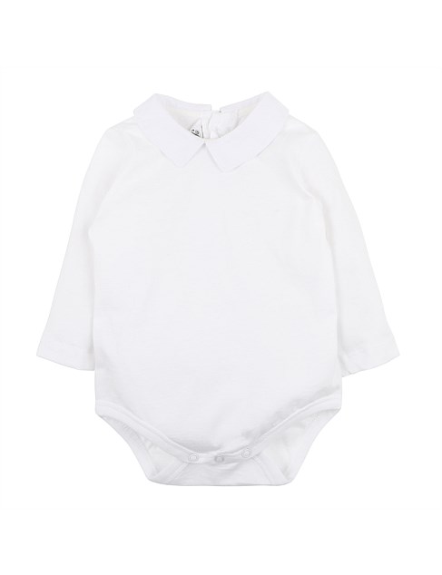 Bebe By Minihaha Charles Collared Bodysuit | David Jones