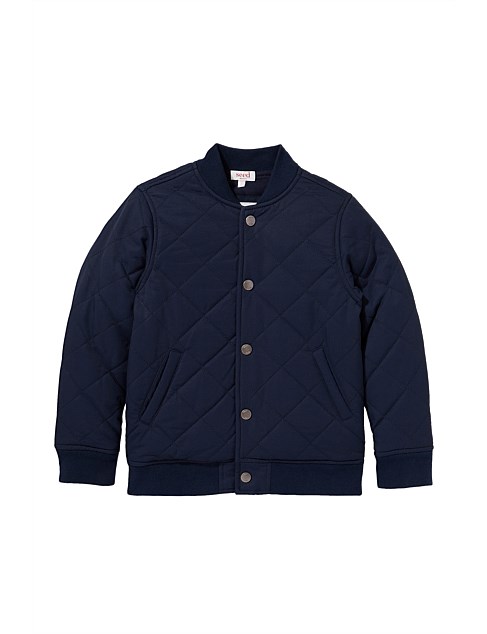 Seed Heritage Snap Front Bomber Jacket(boys 2 -10) | David Jones