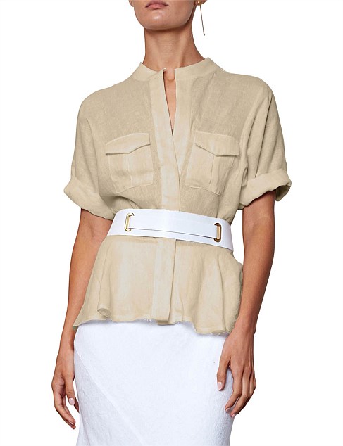 Kitx Natural Linen Shirt | David Jones