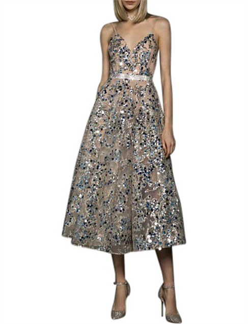 Bronx & Banco Twinkle Midi Gown | David Jones
