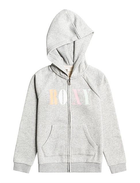 Roxy Another Chance Multico Zip Hoodie (girls 4-7) | David Jones