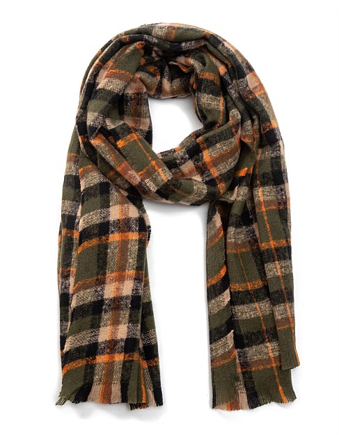 The Two Mrs Grenvilles Check Scarf | David Jones