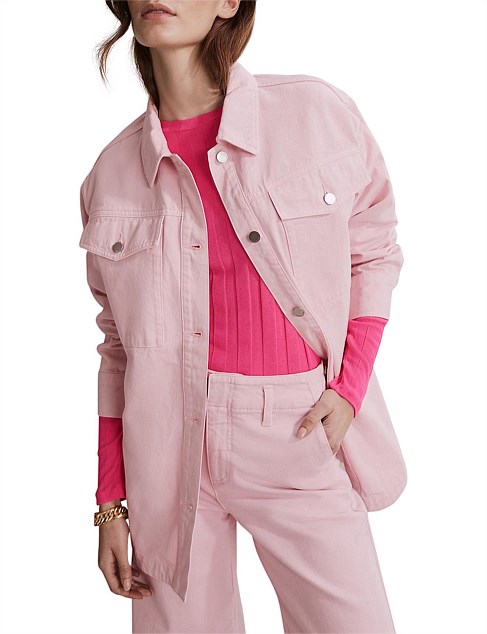 Country Road Denim Shacket | David Jones