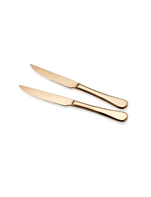 Stanley Rogers St Chelsea Gold 4-piece Steak Knive Set | David Jones
