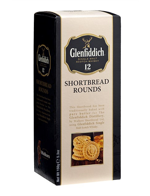 Walkers Walkers Glenfiddich Whisky Shortbread Rounds 150g | David Jones