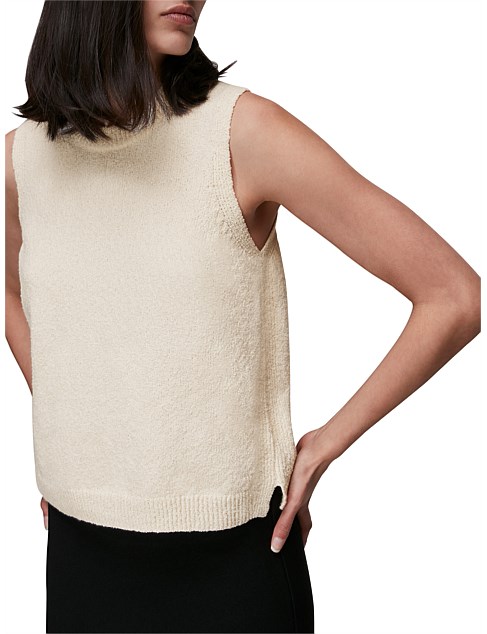 Whistles Knitted Tank Top | David Jones
