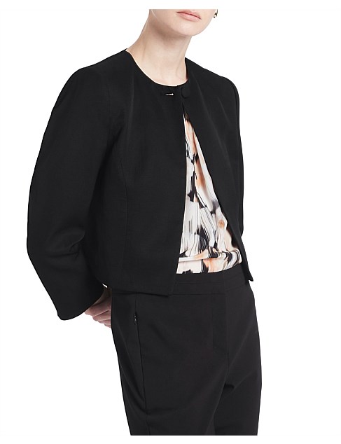 David Lawrence Cropped Ottoman Jacket | David Jones