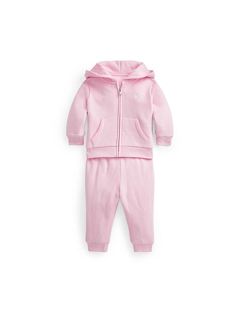 Polo Ralph Lauren Ls Fleece Hoodie & Pant Set (3-24 Months) | David Jones