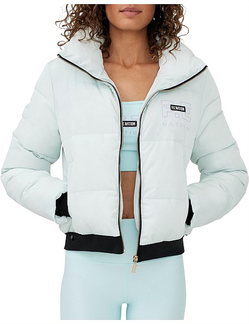 P.e Nation Ramp Run Blue Puffer Jacket | David Jones