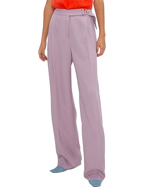 Bianca Spender Lilac Twill Lumiere Pant | David Jones